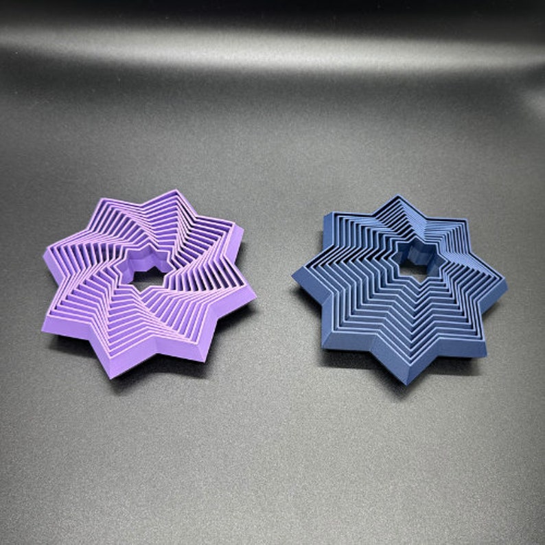 Fractal Fidget Star - for Kids and Adults, ADHD, Autism, Desk Toy ...