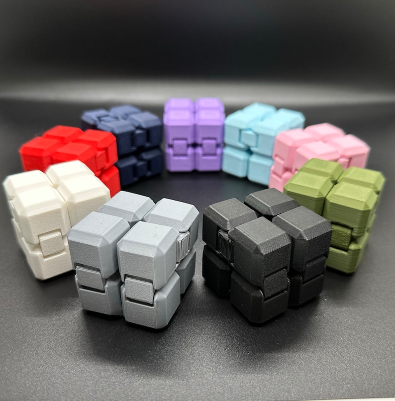 Infinity Cube Fidget for Adults Weighted Ultra Quiet - Etsy Australia