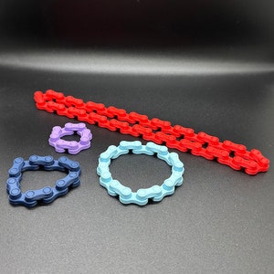 Fidget Chain - Toy for Adults and Kids, Ultra Quiet, Small, Medium ...