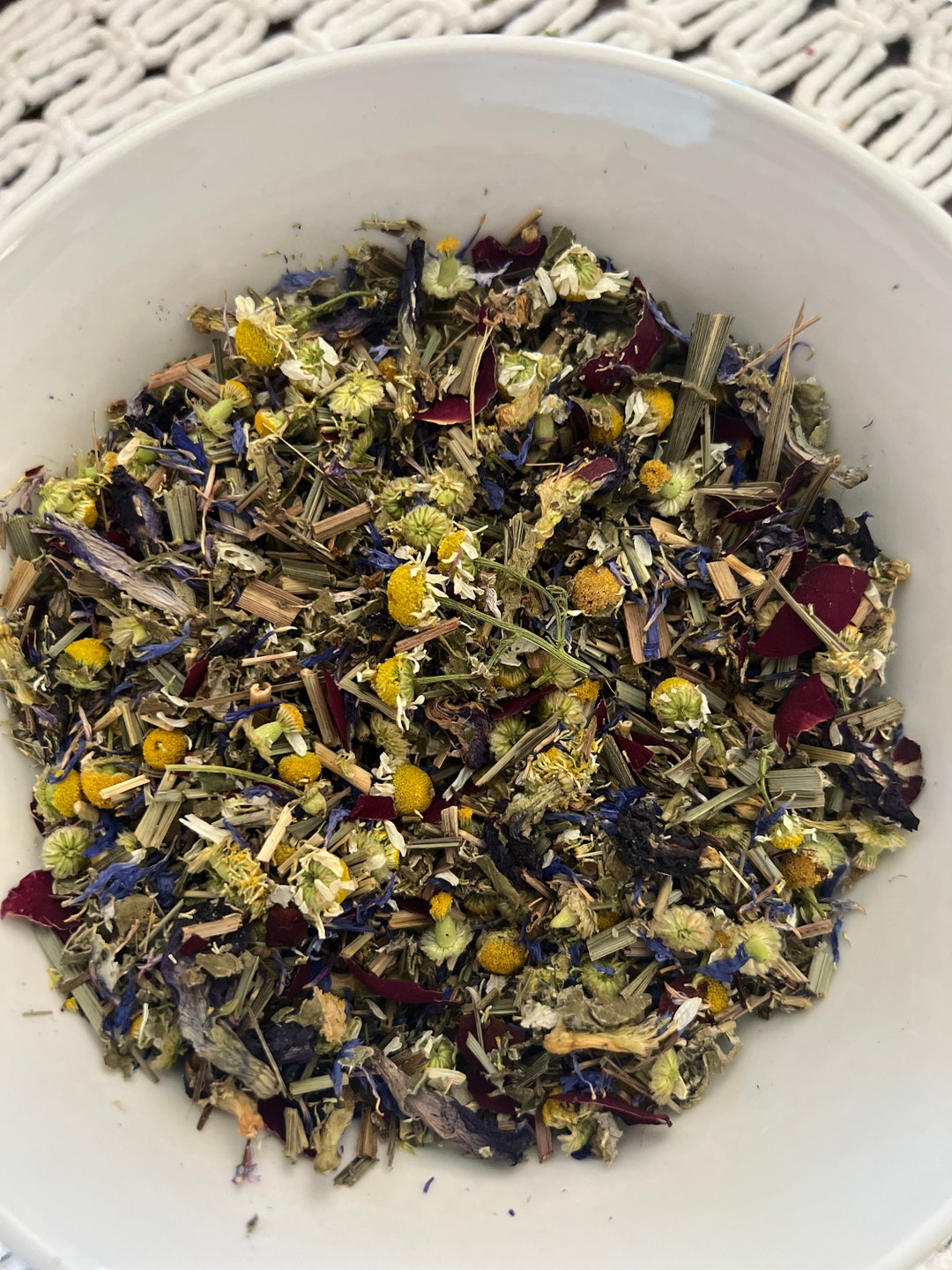Blue Crush Herbal Tea/herbal Tea/lemongrass/butterfly Pea - Etsy