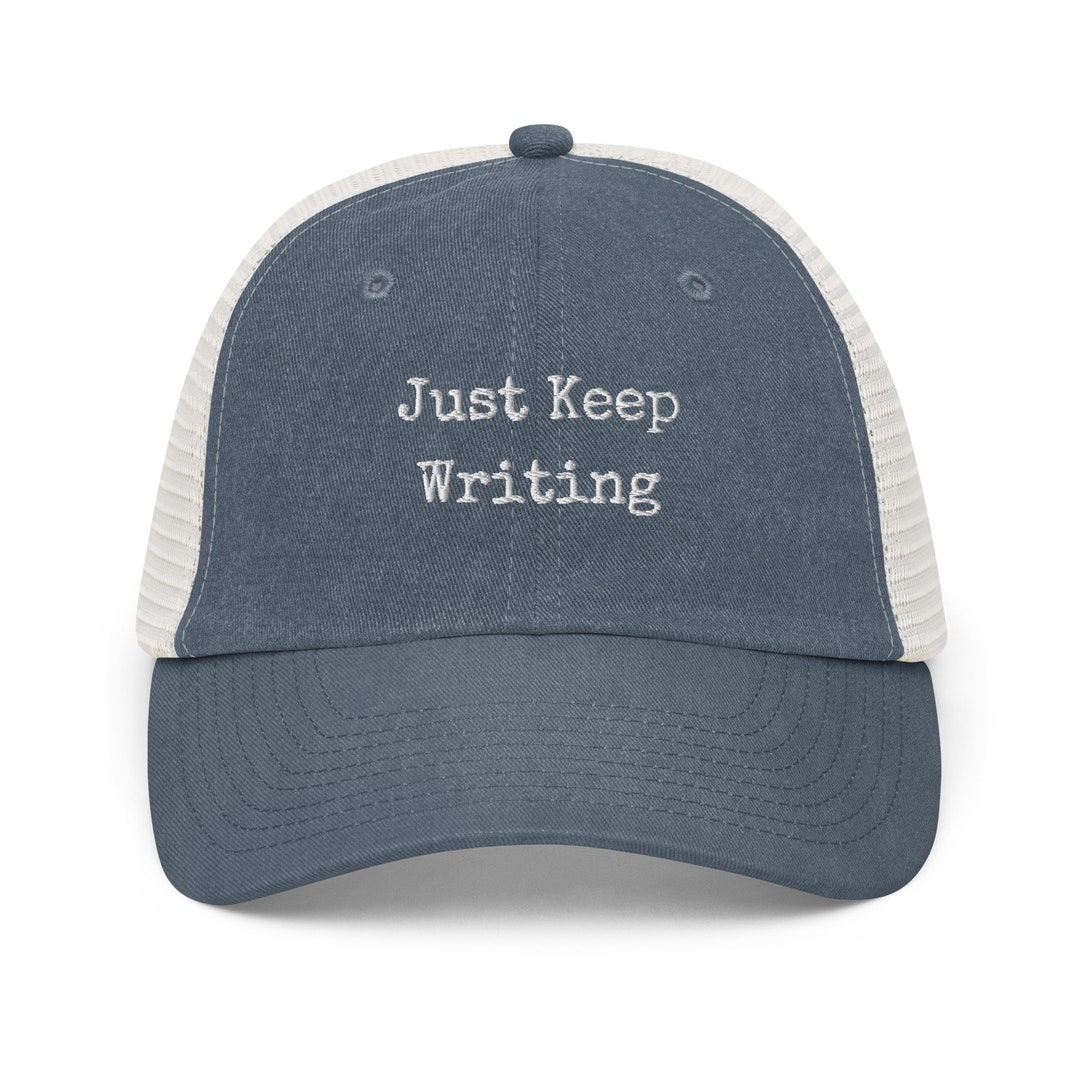Just Keep Writing Hat, Writers Hats. Writer Gift, Author Gifts, Gifts ...