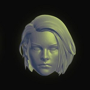 Dill Admirer Head (JIL-001) [any Figurine Scale] - Etsy