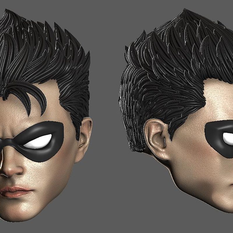 1/12 Scale Robin Head - Etsy