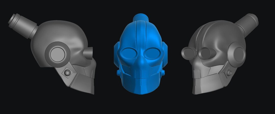 Android Head (INV-003) [any Figurine Scale] - Etsy