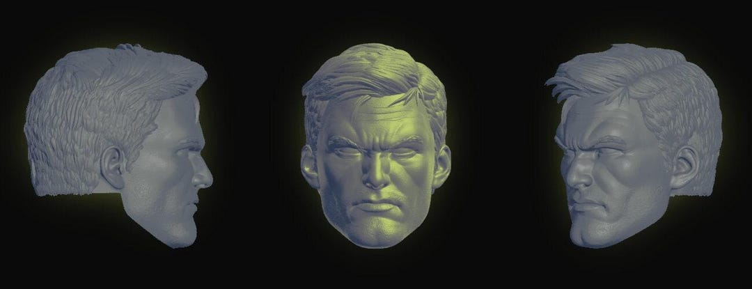 Stevia Robbers Head (caa-014)[any Figurine Scale] - Etsy