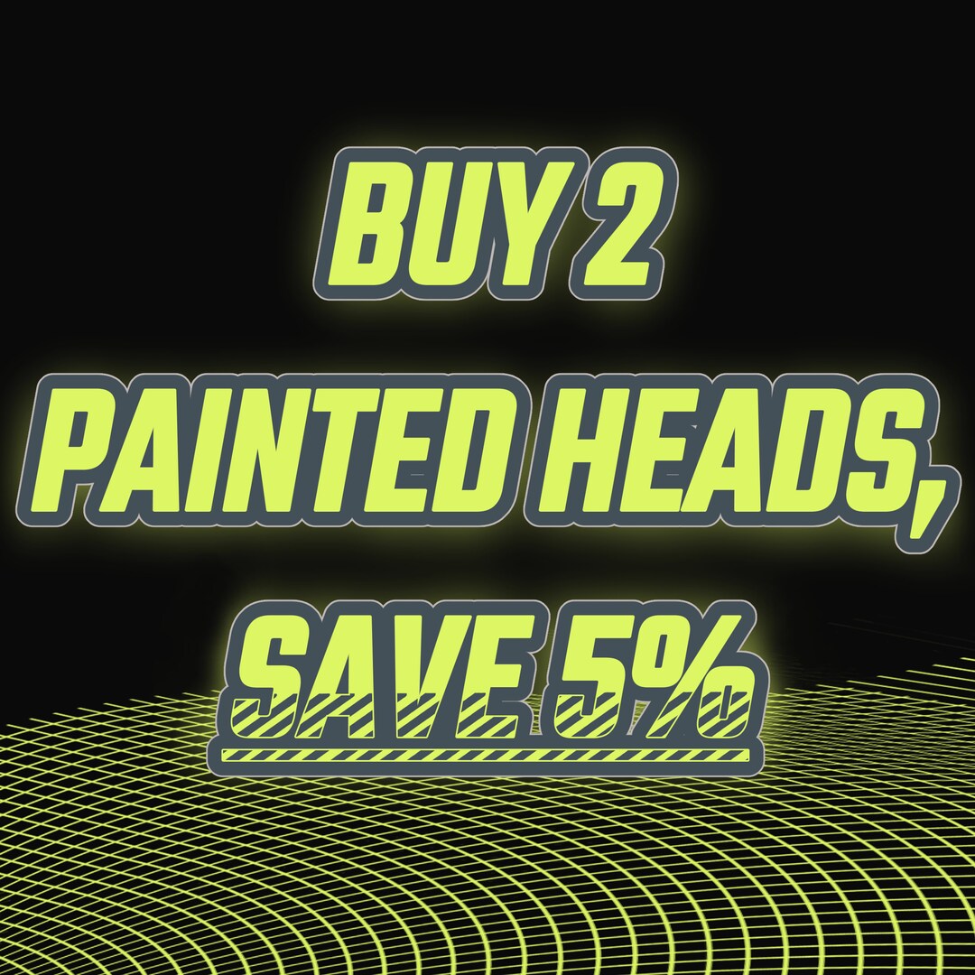 Buy 2 Painted Heads, Save 5% [any Figurine Scale] - Etsy