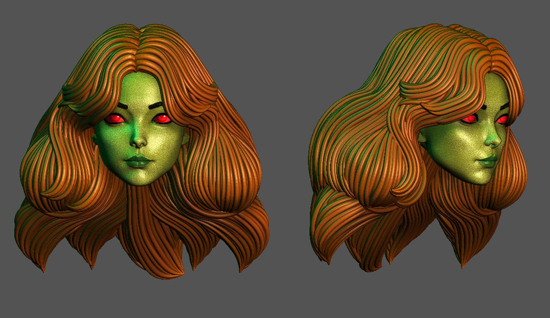 Mrs. Alien Head MSM-001 any Figurine Scale - Etsy