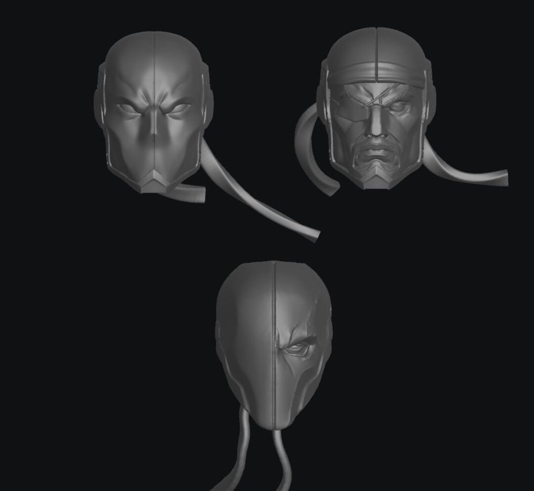 Dead Strike Heads Set 1 DES-001 DES-003 any Figurine Scale - Etsy