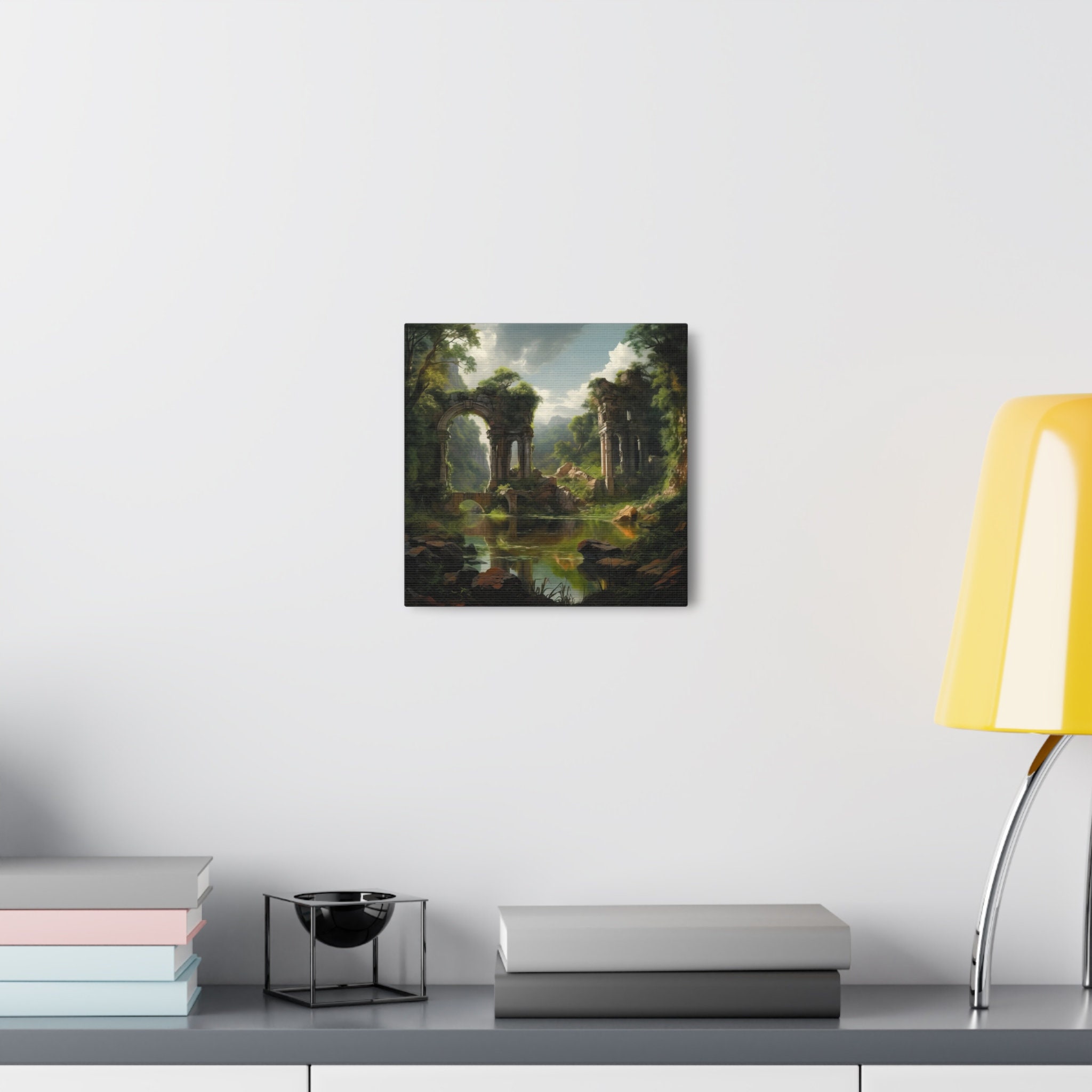 Bucolic Country Ruins 1 Canvas Gallery Wrap - Etsy