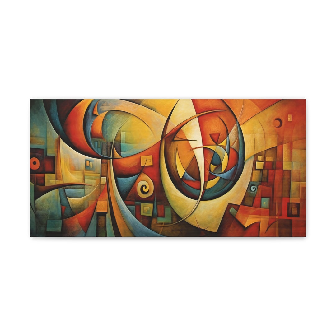 Abstract Art Canvas Gallery Wraps 20x10 - Etsy
