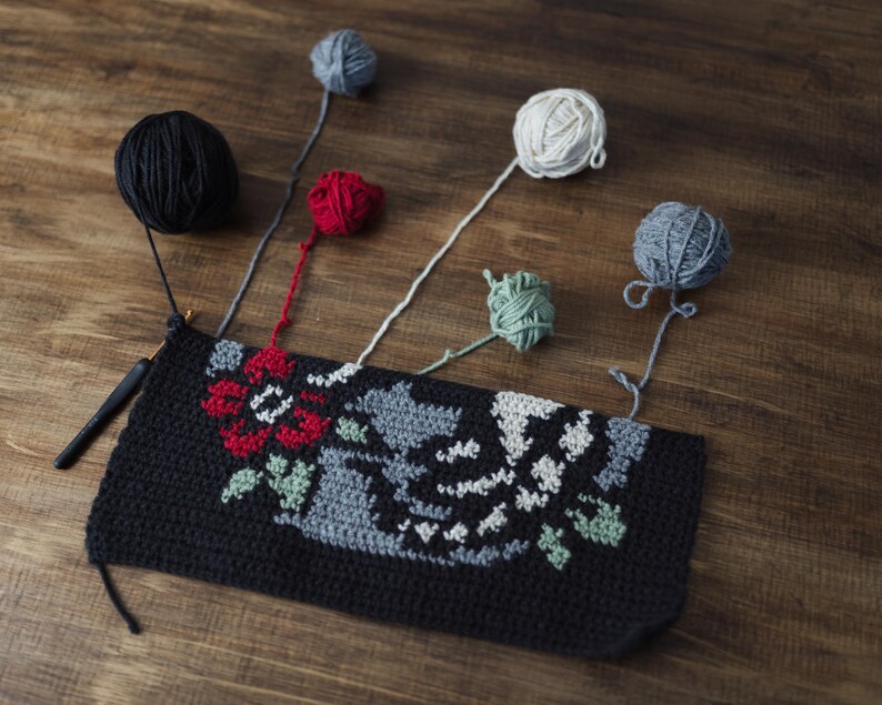 R.I.P. Rat Tapestry Crochet Pattern / Wall Hanging / Instant Download ...