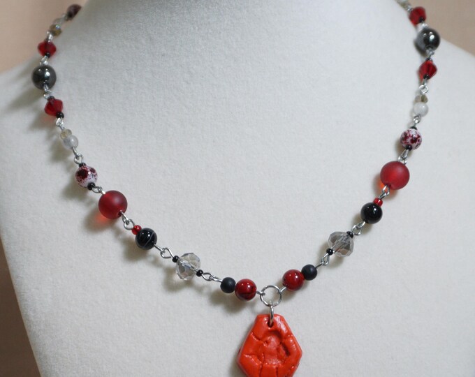 Dead by Daylight Blood-point Inspired Beaded Necklace Choker - Etsy