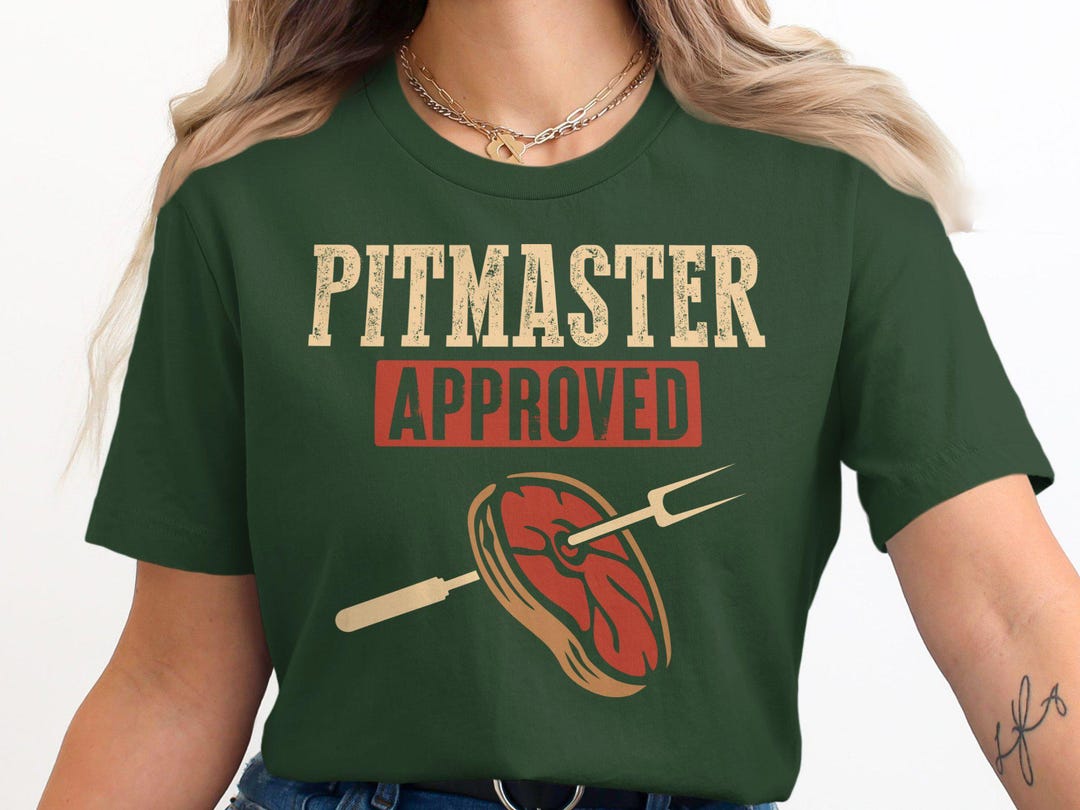 Pitmaster Approved T-shirt, BBQ Grill Enthusiast Shirt, Perfect Gift ...