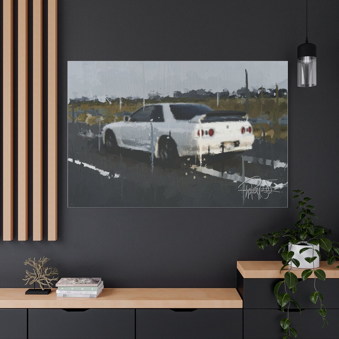 Nissan Skyline R32 - Oil Painting Art - Etsy