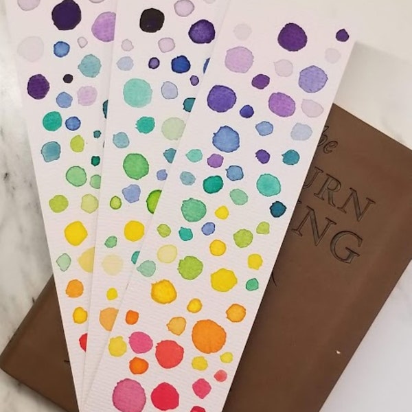 Watercolor Bookmark - Etsy