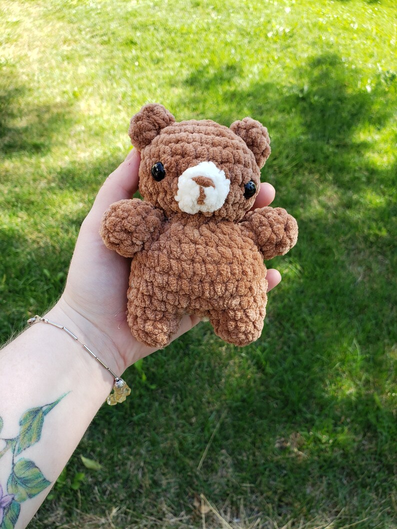 Mini Bear Crochet Plush - Etsy