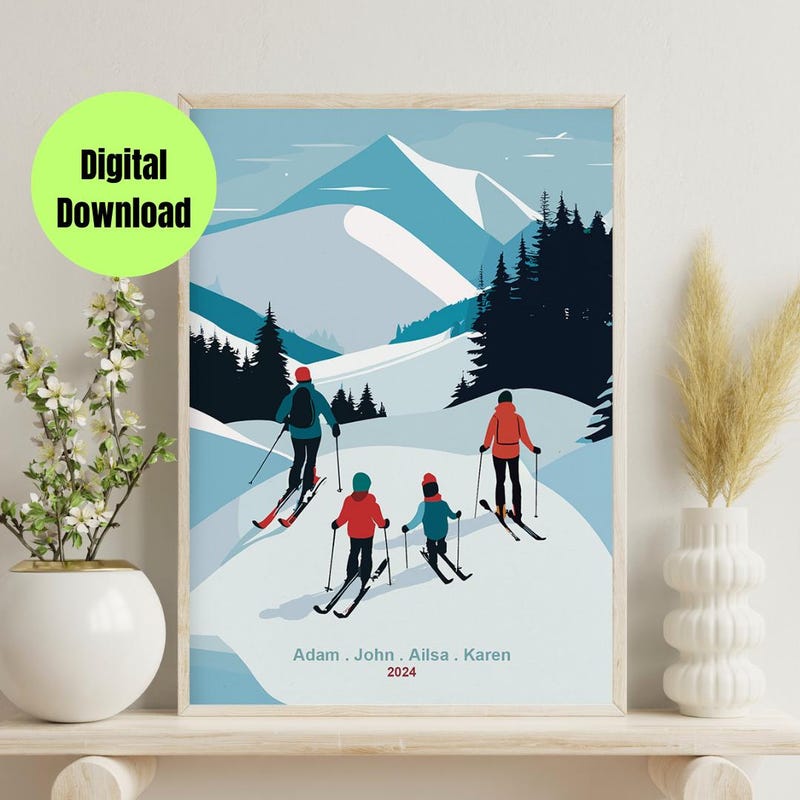 Ski Poster - Etsy