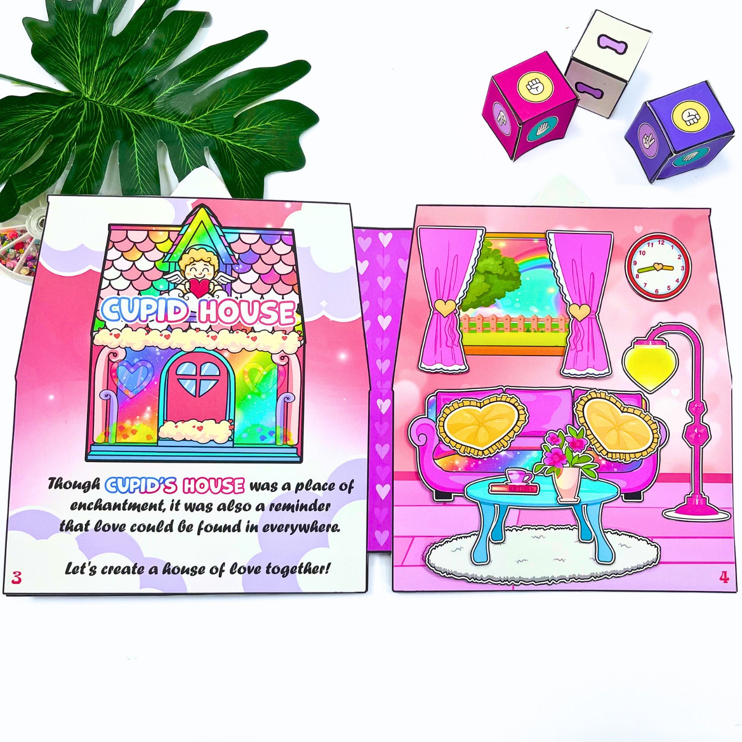 Lovely Cupid House Printable Barbie Paper Doll Printable DIY Activity ...