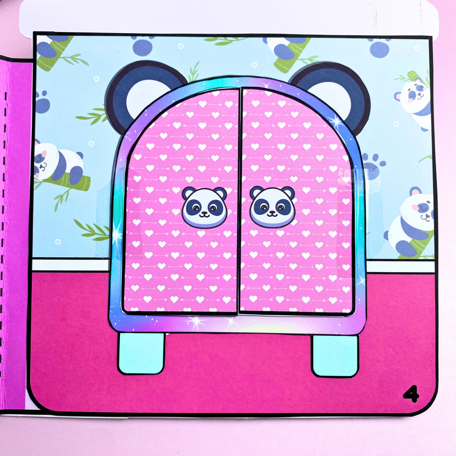 Printables Dollhouse Panda House, Kids Busy Book X Quiet Book ...