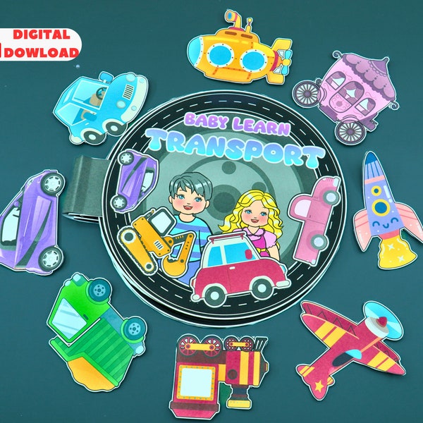 Quiet Book Vehicles - Etsy