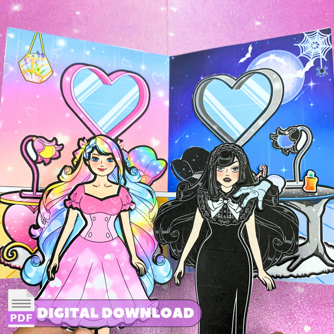 Printables Busy Book Barbie Bedroom, Handmade Busy Book Print for ...