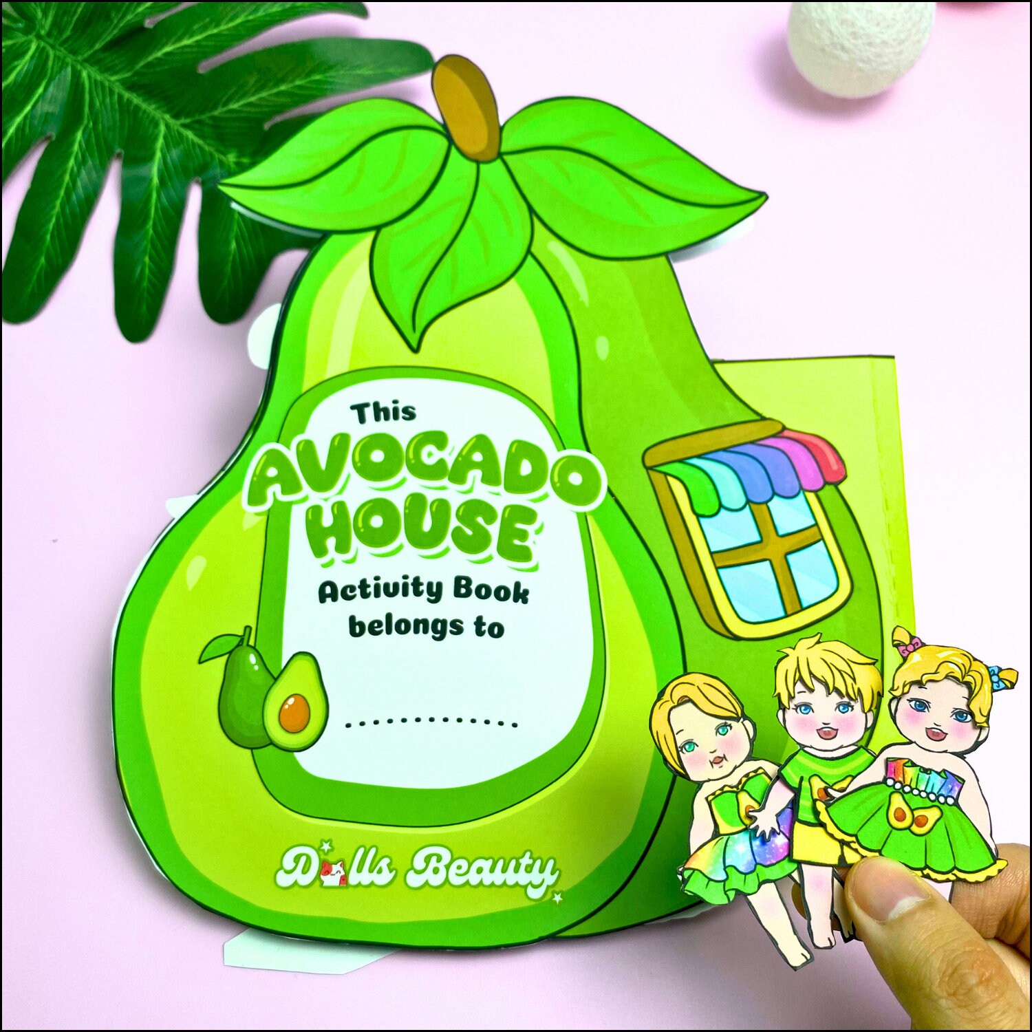 Printables Dollhouse Avocado Story, DIY Crafts, Gifts for Girls - Etsy