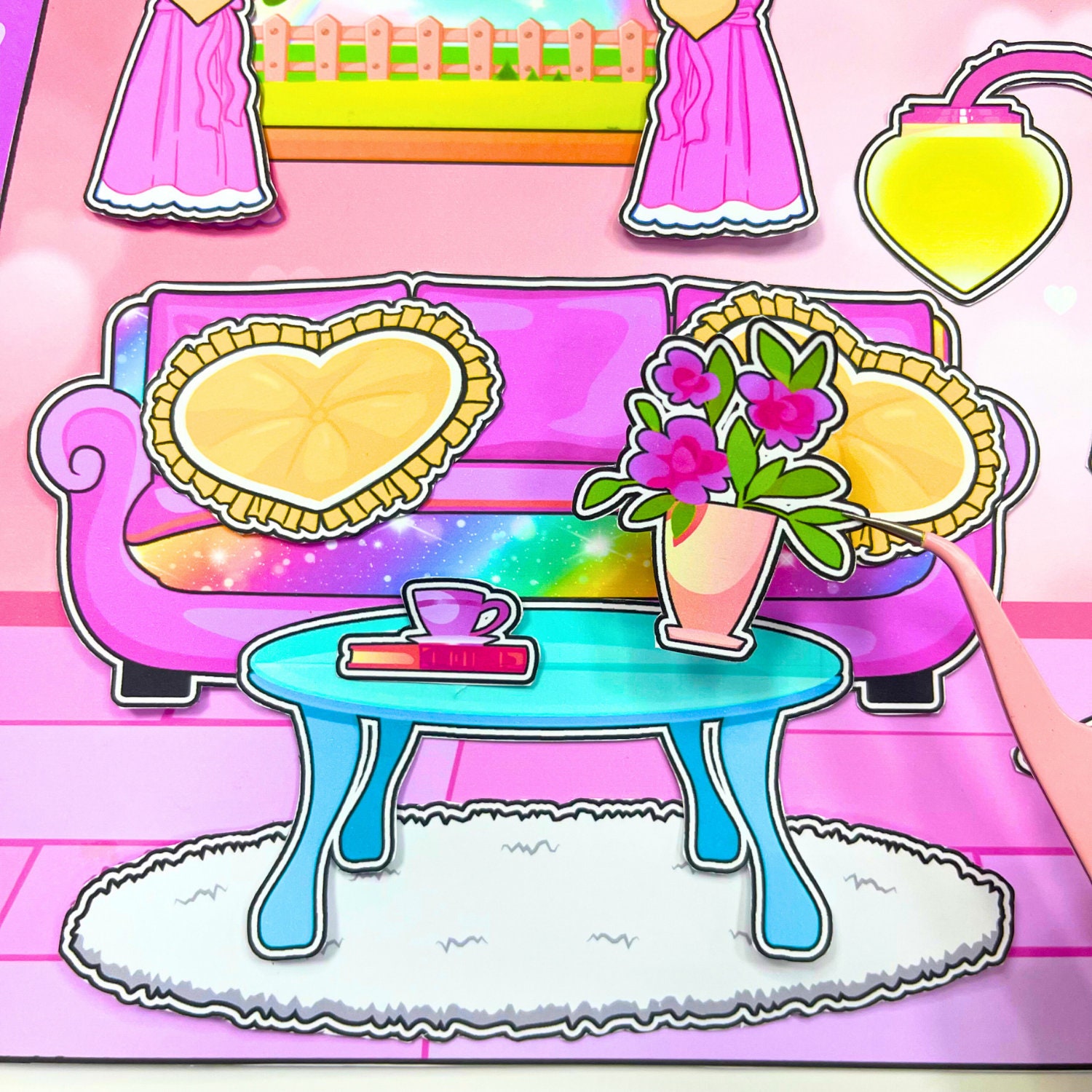 Lovely Cupid House Printable Barbie Paper Doll Printable DIY Activity ...