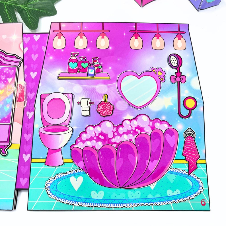 Lovely Cupid House Printable Barbie Paper Doll Printable DIY Activity ...