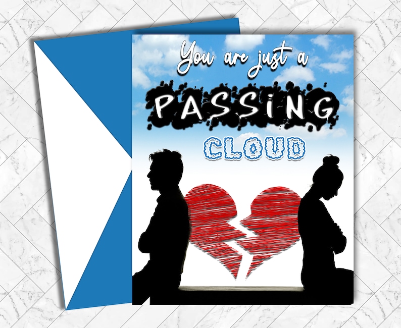 Breakup Card Divorce Card Goodbye Cards for Him/her Digital - Etsy