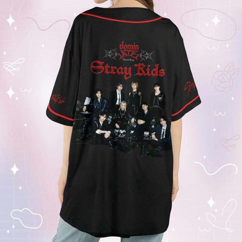 Custom Skz World Tour 2025 Baseball Jersey Kpop Jersey Baseball, SKZ ...