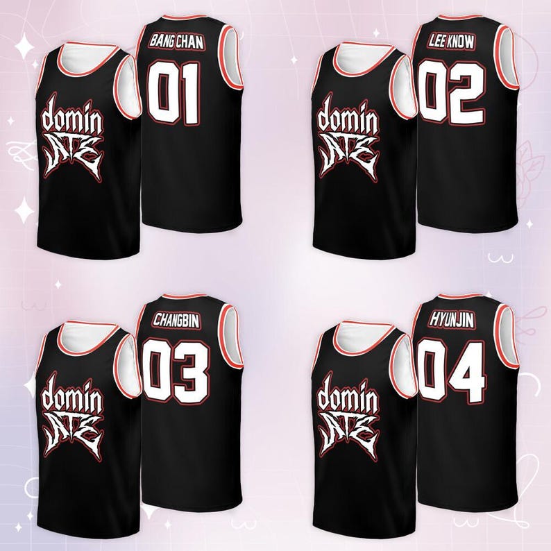 Custom SKZ Dominate Tour 2025 Basketball Jersey, Tank Top for Adult Kid ...