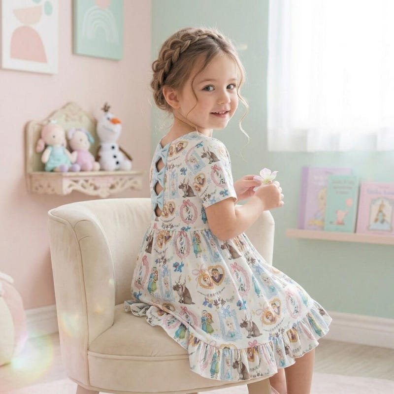 Frozen Dress - Etsy UK