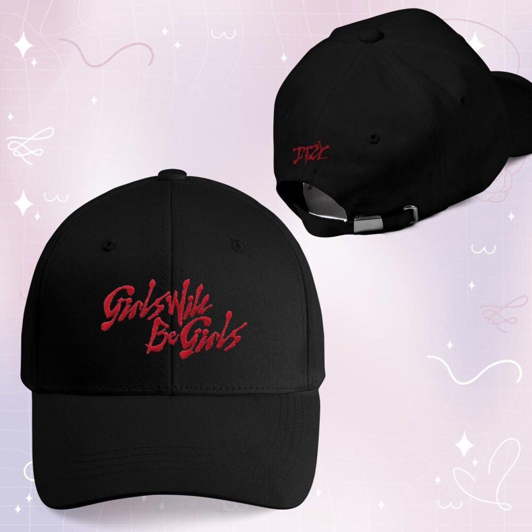 ITZY Girls Will Be Girls Kpop Embroidered Cap, ITZY Merch, ITZY ...