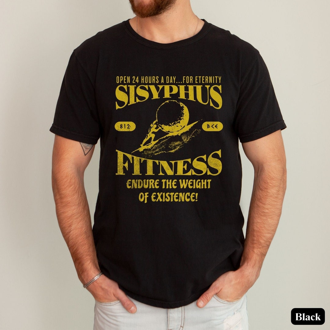 Sisyphus Gym Pump Cover Shirt Greek Mythology Vintage Workout - Etsy
