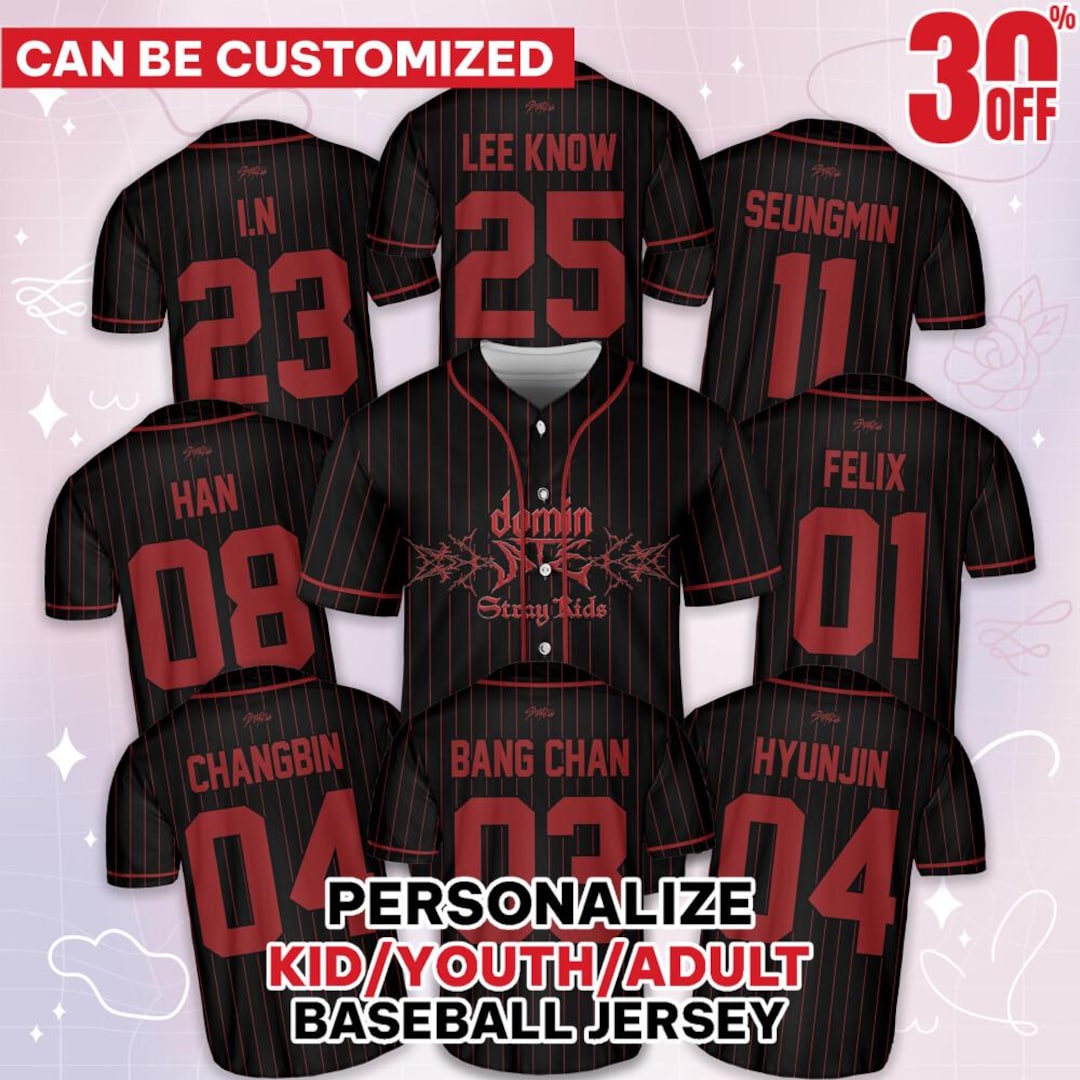 Custom Skz World Tour 2025 Kpop Trending Jersey, Personalized Name ...