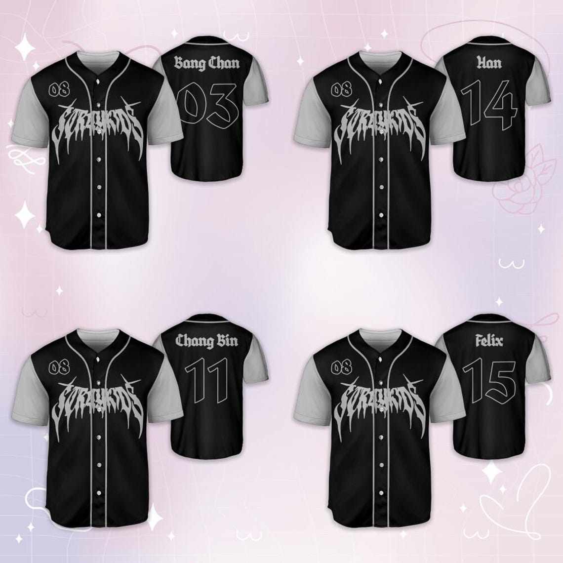 Custom Music Baseball Jersey, Personalized Name & Number Baseball ...