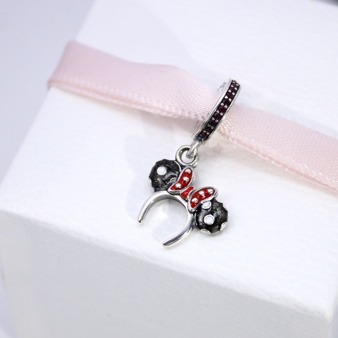 Pandora Minnie Mouse Headband Dangle Charm Pendant, S925 ALE / Bracelet ...