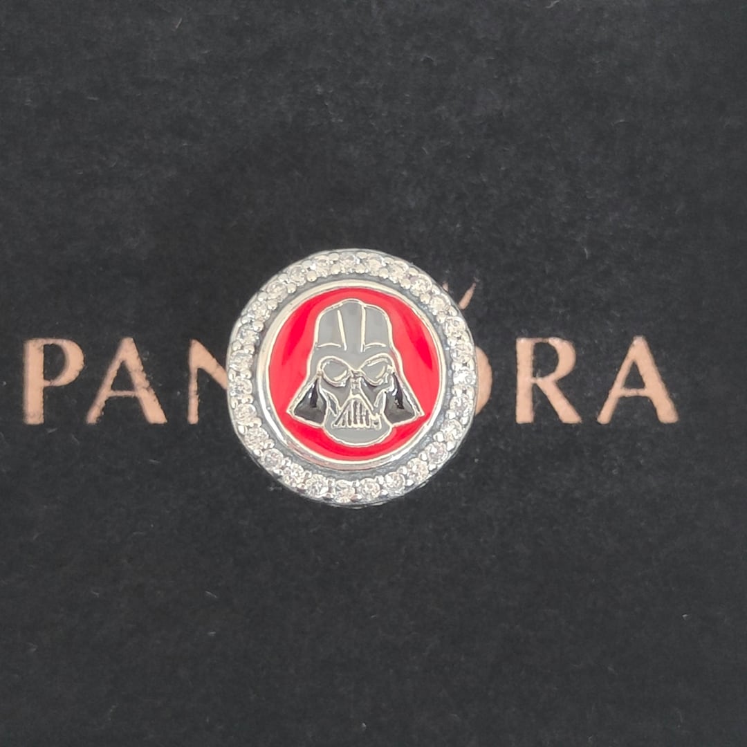 Pandora Darth Vader Star Wars Button Charm Bead Exclusive Pendant ...