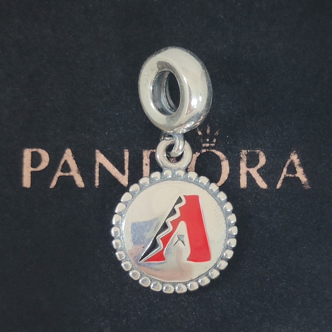 Pandora Arizona Diamondbacks MLB Logo Exclusive Dangle Charm Pendant ...
