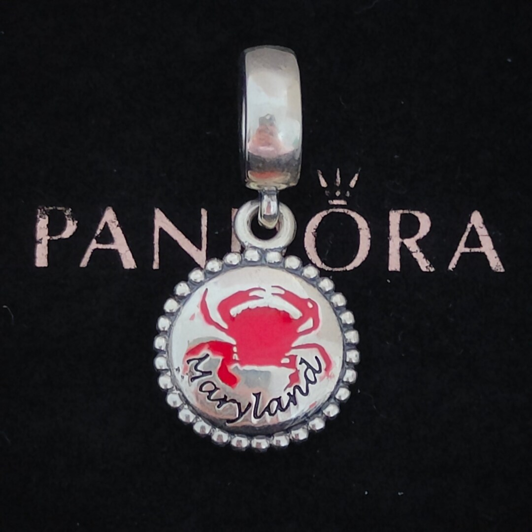 Pandora Maryland Crab Dangle Charm S925 Silver Charms for - Etsy