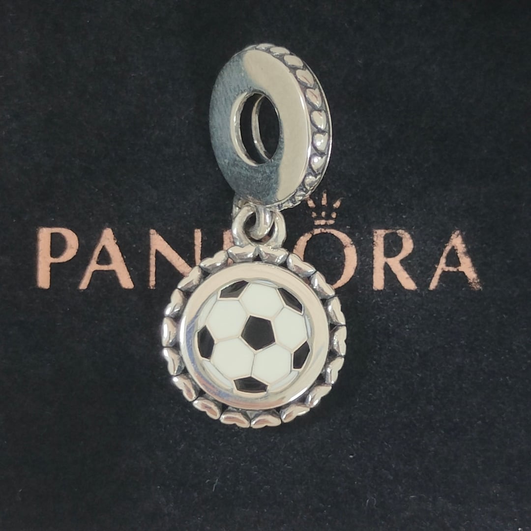 Pandora Soccer Dangle Charm Mixed Enamel Jewelry, S925 Silver, Charms ...