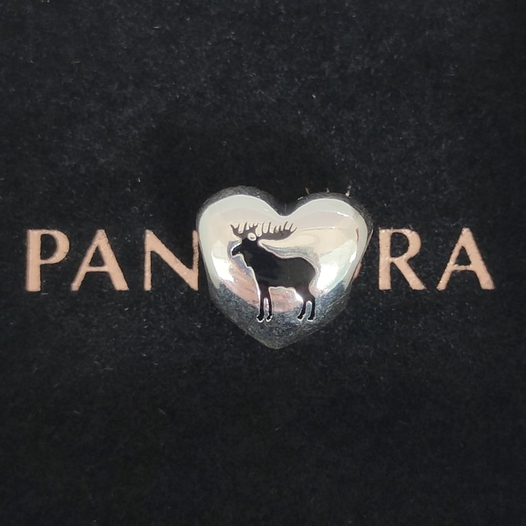Pandora Banff Elk Heart Charm Bead, Heart Pendants / Bracelet Charms ...