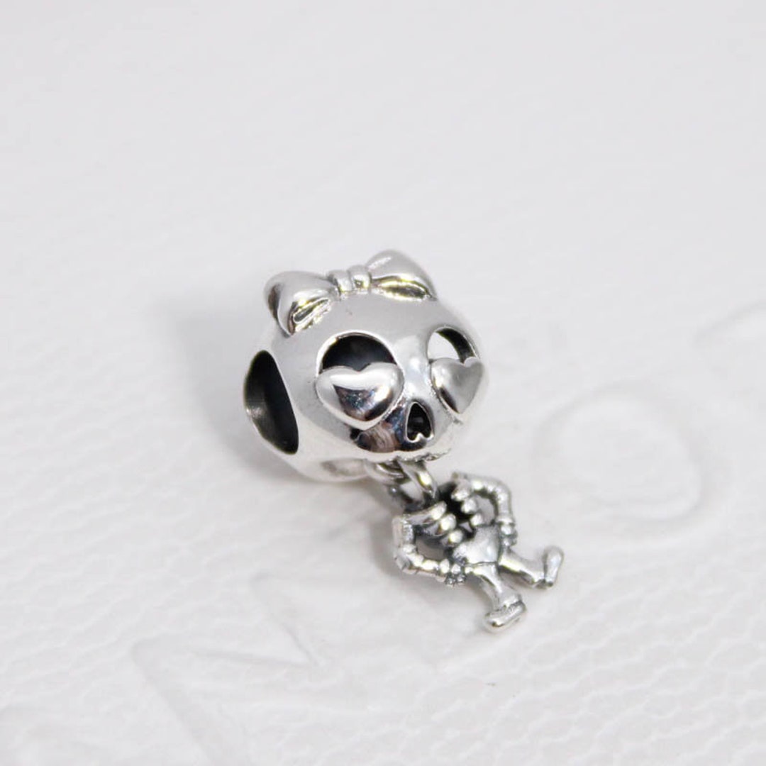 Pandora Skeleton Girl Charm Pendant S925 ALE / Bracelet - Etsy