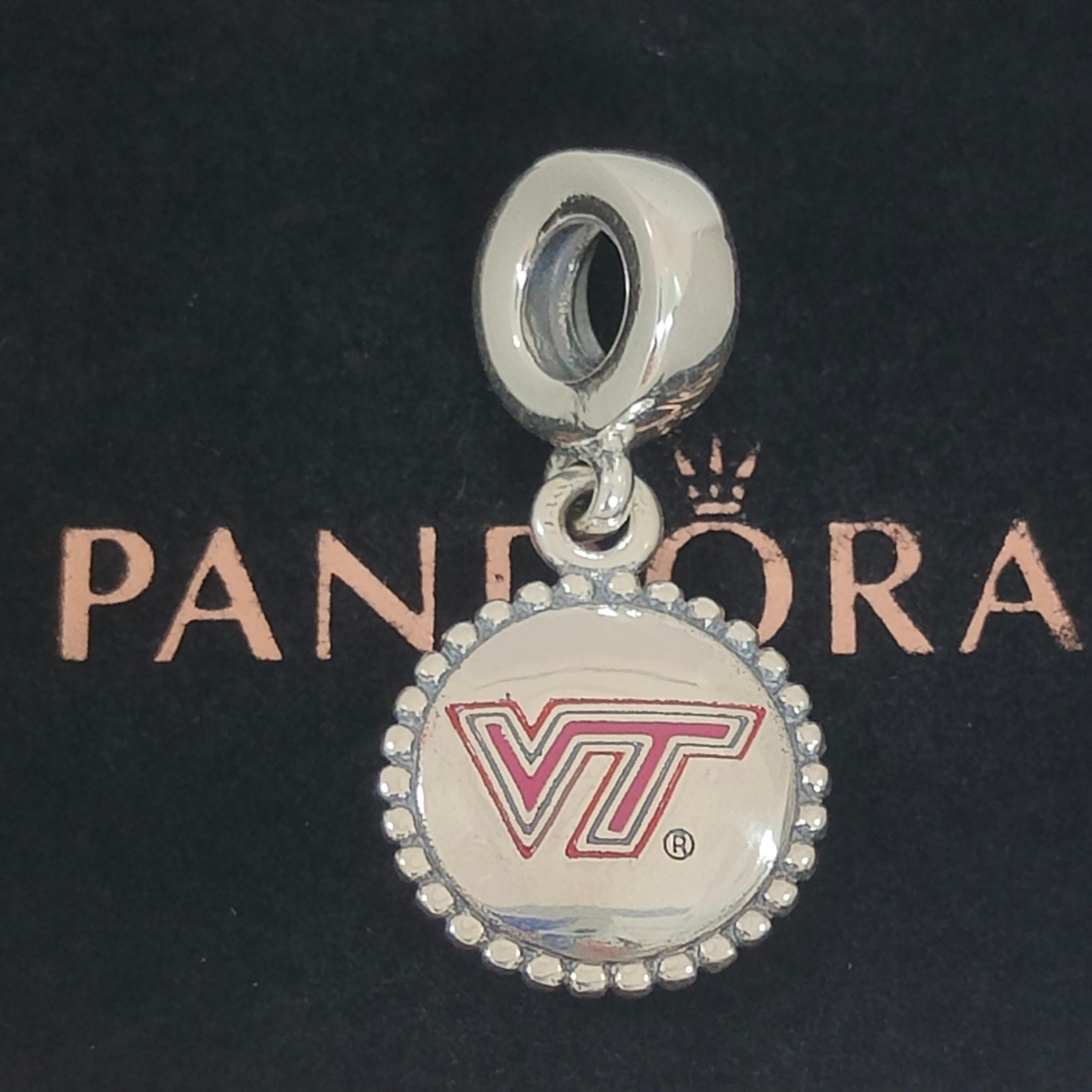Virginia Tech Pandora Bead