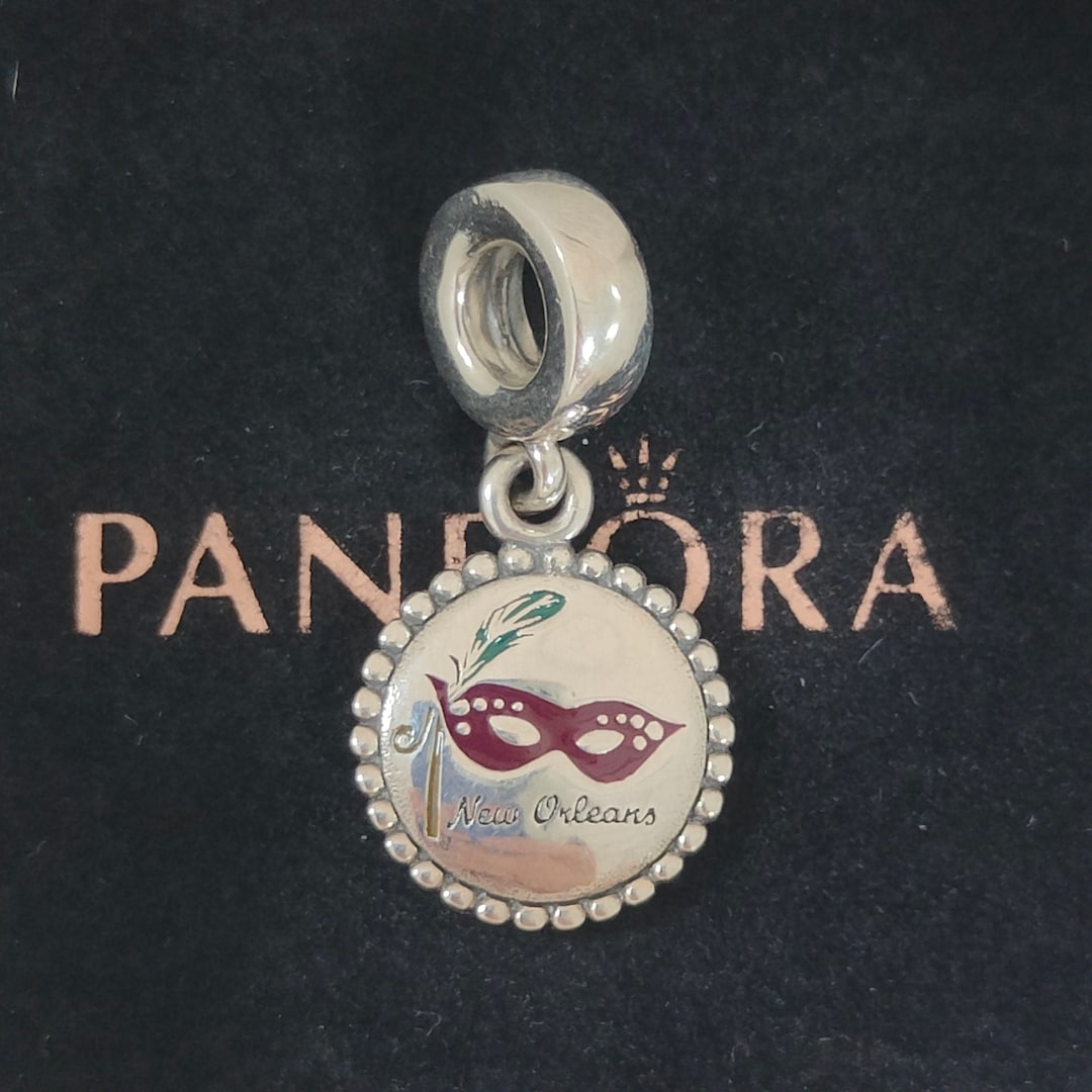 Pandora New Orleans Mask Dangle Charm Exclusive Pendant, S925 ALE ...