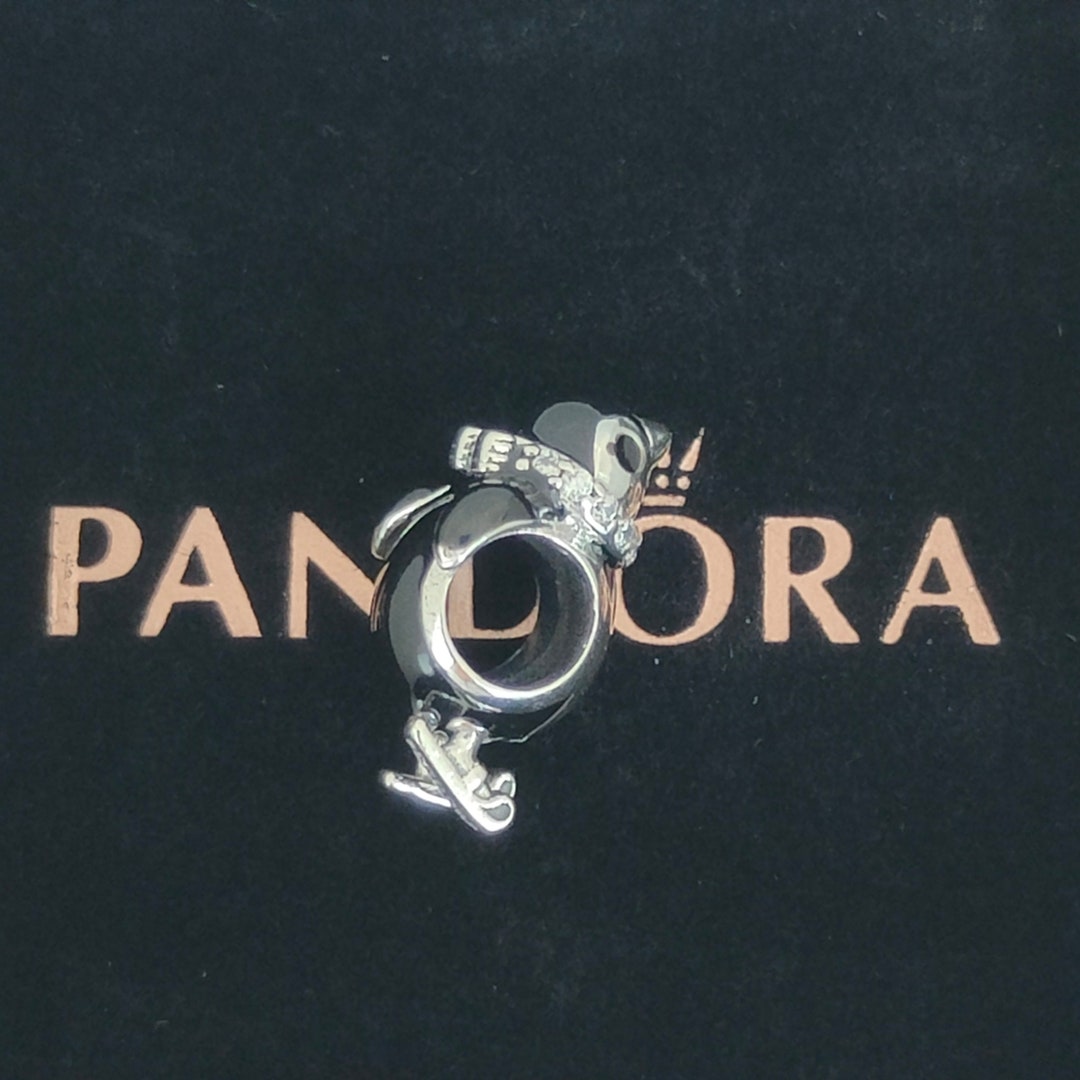 Pandora Skiing Penguin Charm Pendant S925 ALE / Bracelet - Etsy UK