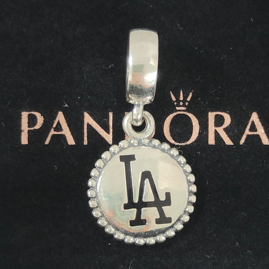 Pandora Los Angeles Dodgers MLB Logo Dangle, S925 Silver, Charms for ...