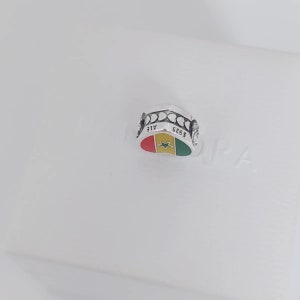 Pandora Senegal Flag Exclusive Heart Charm Bead I Love Senegal Pendants ...
