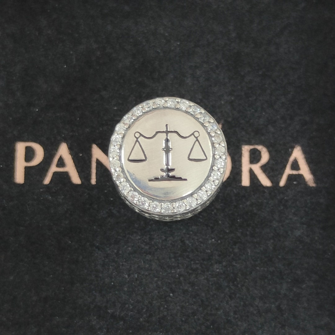 Pandora Law Justice Freedom Bead Charm Zodiac Libra Charm - Etsy