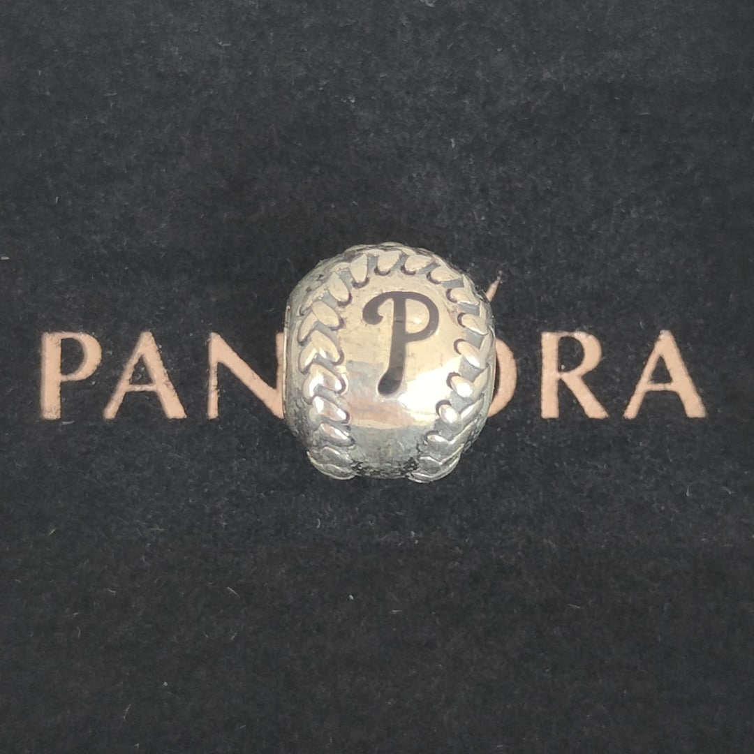 Pandora Philadelphia Phillies Engraved Baseball Bead Charm Pendant ...